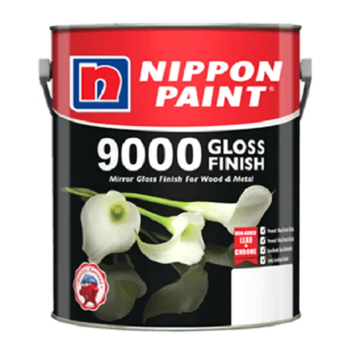 5L Nippon 9000 Gloss Finish - 9644 DARK CHOCOLATE | Lazada