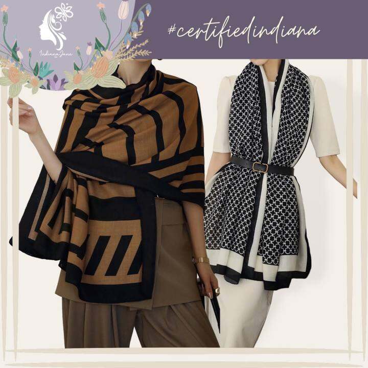 WRAP Rectangular Pattern Scarf | Lazada PH