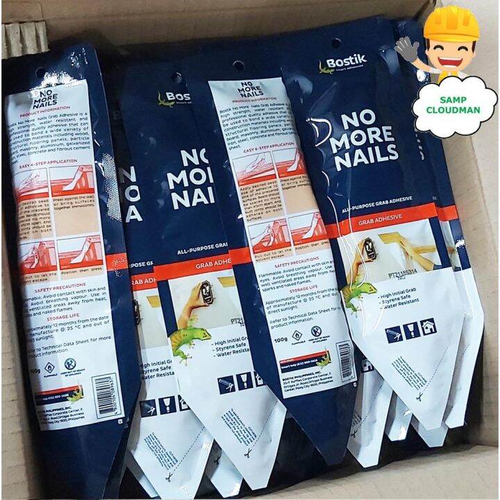 silicon sealant Original Bostik No More Nails 100g or 320g 300g Adhesives Liquid Nail | Lazada PH