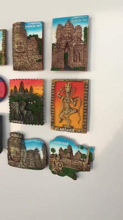 Cambodia Fridge Magnets Southeast Asia Tourist Souvenirs Magnetic ...