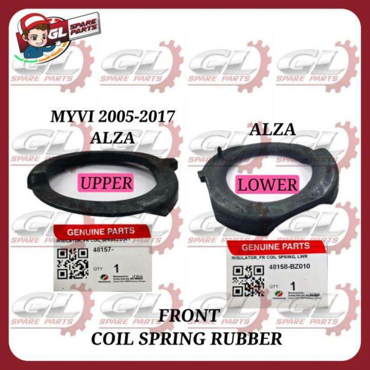 FRONT COIL SPRING RUBBER (ORIGINAL) PERODUA MYVI 2005-2010 / ALZA 1.5 ...