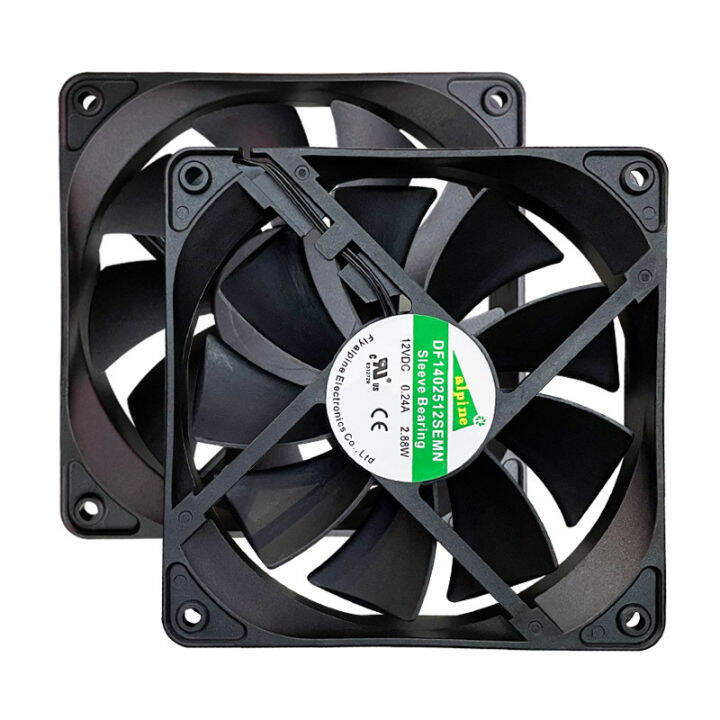 12cm oil chassis cooling fan black mute desktop computer 12025 power ...