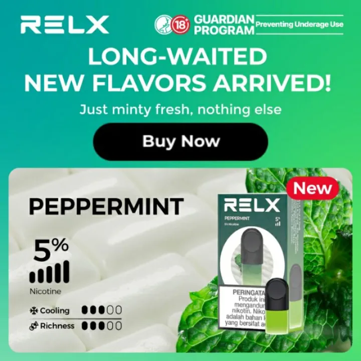 Relx Pod Peppermint Infinity/essential/artisan | Lazada PH