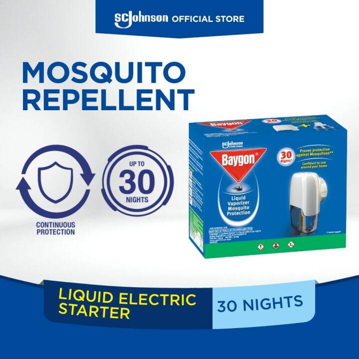 Baygon Liquid Vaporizer - Starter 19.8g/30 nights | Lazada PH