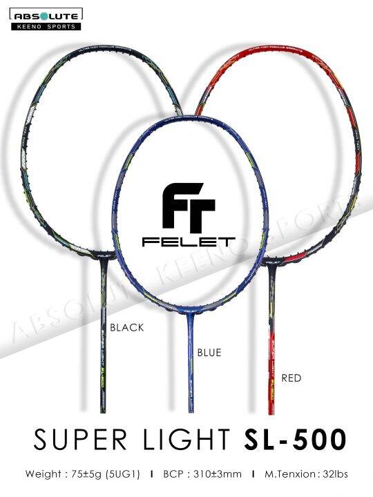 FELET Super Light SL500 Badminton Racket | Lazada