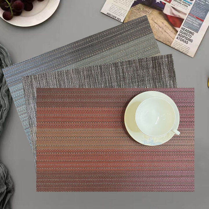 Hot insulation mat table mat western placemat anti-hot mat bowl mat PVC ...