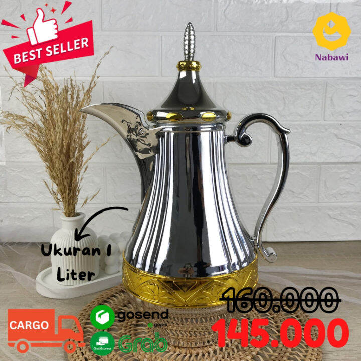 Termos Silver 1 Liter Termos Arab Termos Zam Zam Termos Teh Kopi Oleh ...