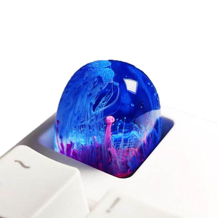 （Miss qi's keycap） Aquatic Plants Design DOM Profile Resin Keycaps For ...
