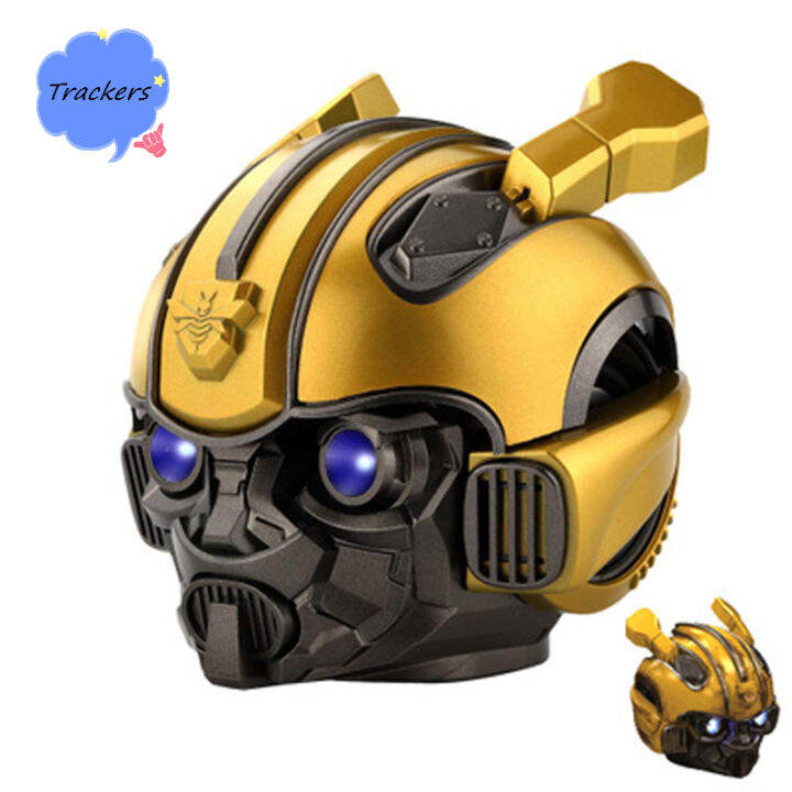 Trackers Bumblebee Helmet Bluetooth Speaker Fm Radio Usb Mp3 TF Smart ...