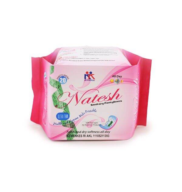 Natesh PANTYLINER - Pembalut Kesehatan Magnetic Herbal Sanitary Pad ...