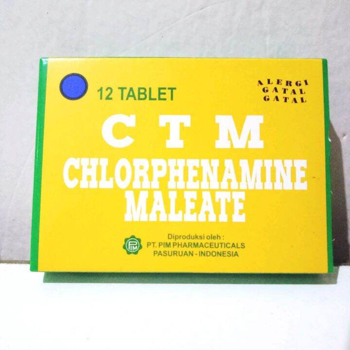 CTM Pim 4mg ( harga 4box ) | Lazada Indonesia