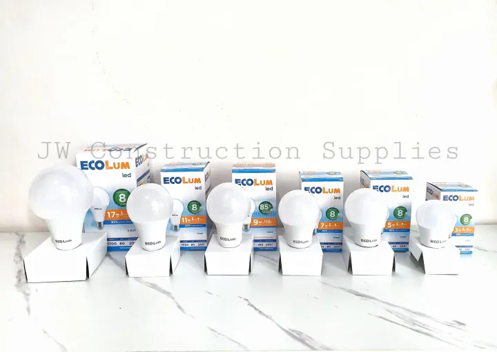 ECOLUM Led Daylight 85% Energy Savings (3W, 5W, 7W, 9W, 11W, 13W, 17W ...