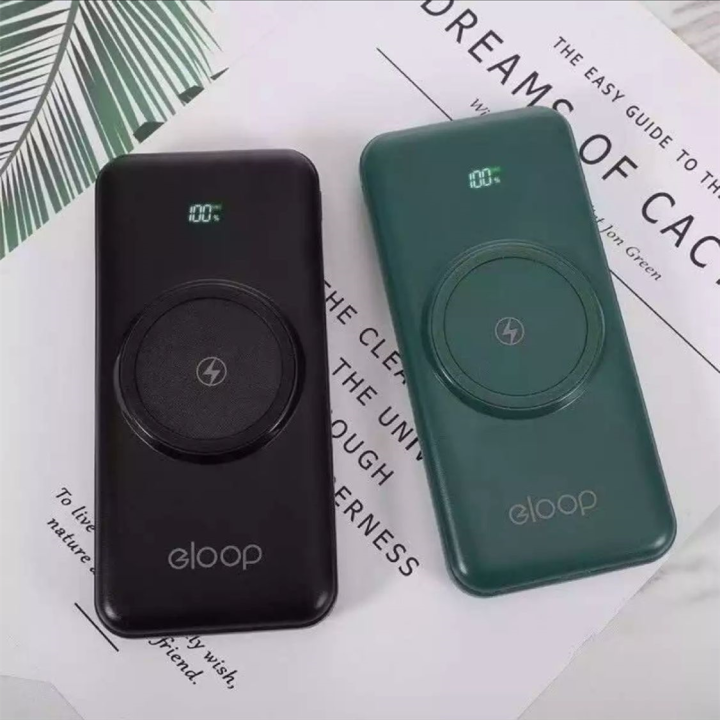 eloop【2022รุ่นใหม่ล่าสุด】Power Bank 30000mAh ของแท้ 100% พาวเวอร์แบงค์ แบตสำรอง ความจุ 30000 mAh ...