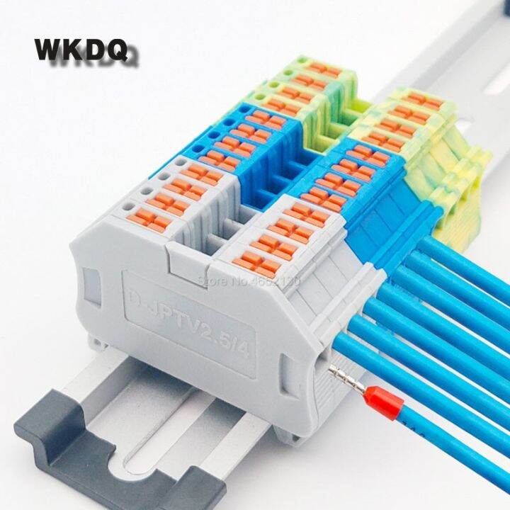 Din Rail Connection Terminals Din Rail Terminal Block Cover - 10pcs D ...