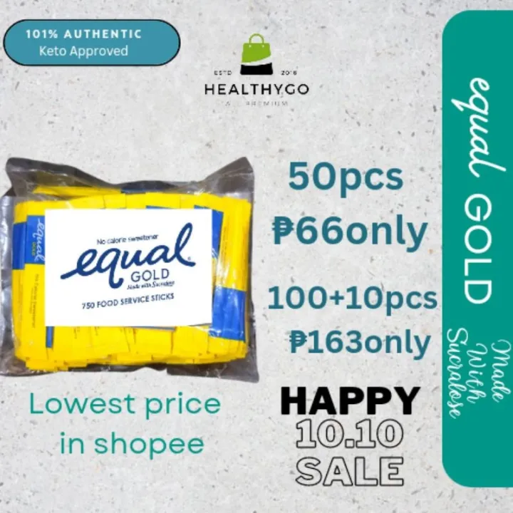 selling Equal Gold 50pcs 100pcs and 50 5 100 10 no calorie sweetener ...
