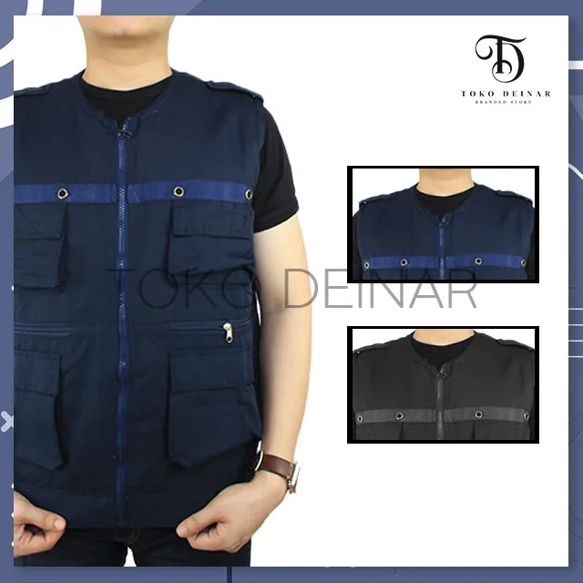 Rompi Lapangan, Rompi Outdoor, Jaket Rompi Outdoor Bahan Drill L dan XL ...