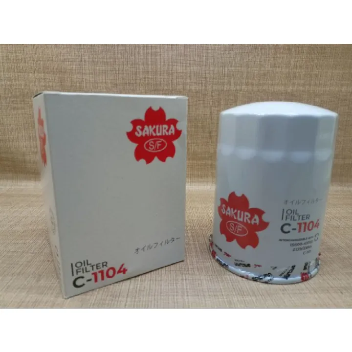 Filter Oli Oil Filter Toyota Sakura C-1104 Kijang Kapsul Diesel Hiace BU15 Dyna Rino Original ...