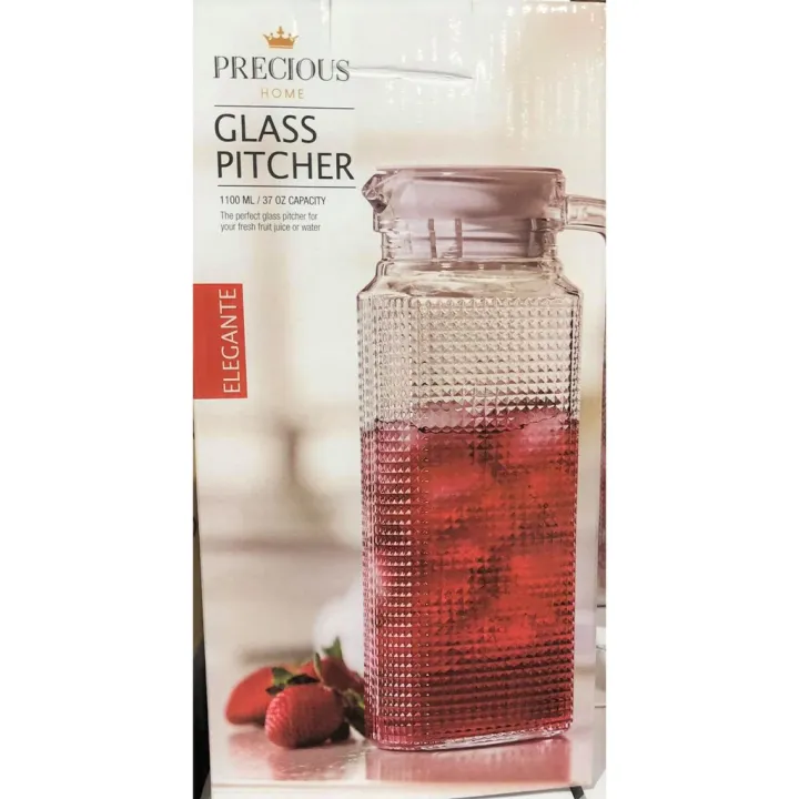 Precious Home Glass Pitcher Elegant 1100ml Capacity | Lazada PH