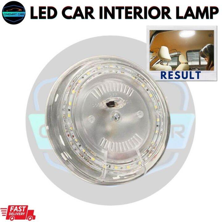 LED Circle Round Ring Tube Car Vehicle Roof Lamp Indoor Room Lamp Light ...