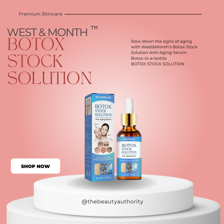 BOTOX STOCK SOLUTION ANTI AGING SERUM 100% ORIGINAL botox serum botox ...