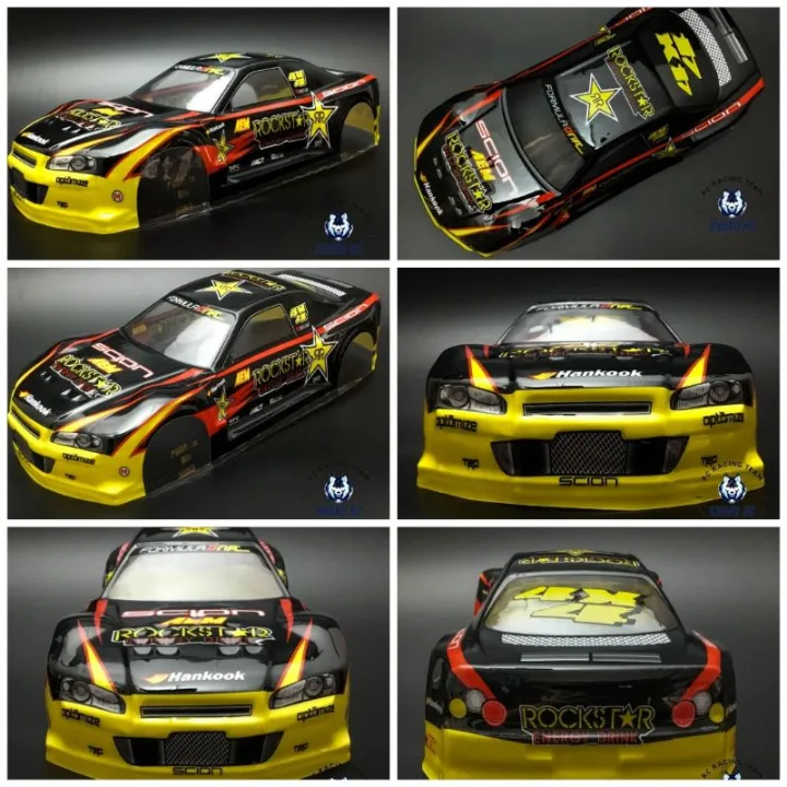 RC Body Shell 1: 10 GTR R34 Housing Wing-2/HSP Remote Car Body 1:10 ...