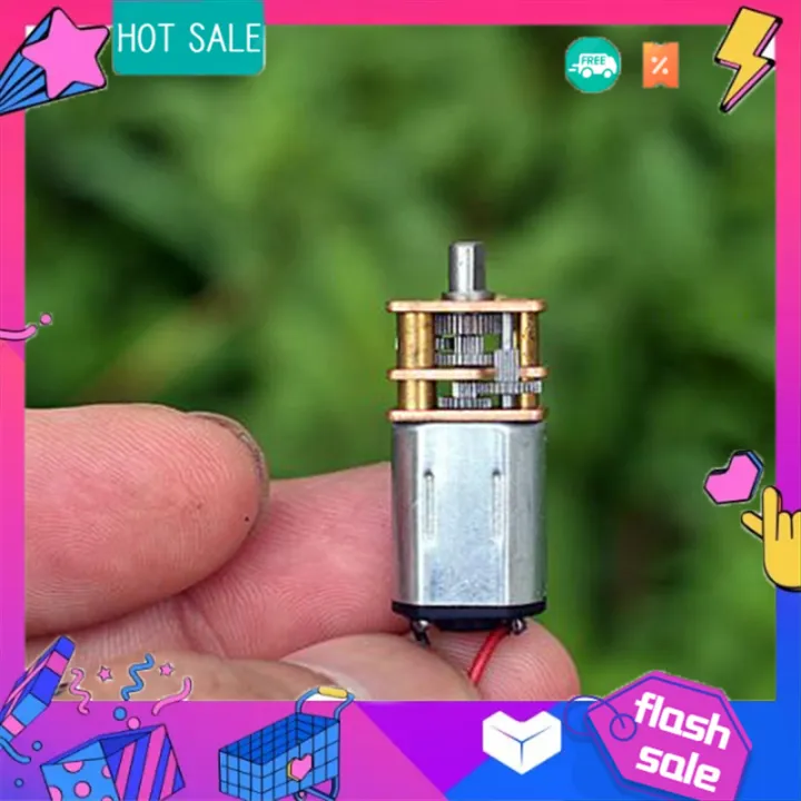 [SIYI]SIYIDC3V-6V 5V 28RPM Slow Speed Reducer Micro Mini N20 Full Metal ...