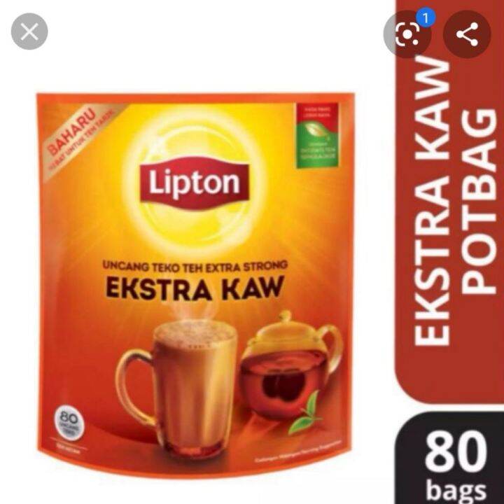 Lipton Extra KAW (80bag) | Lazada