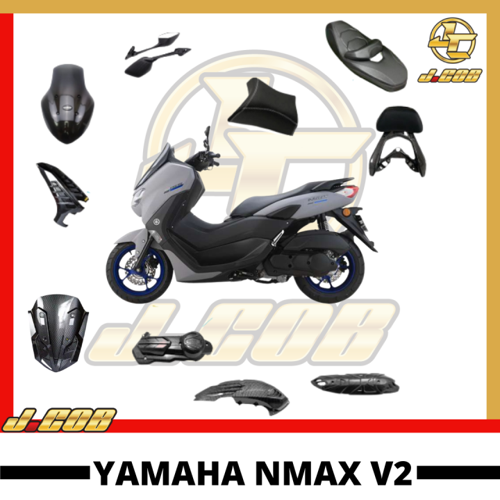 Yamaha Nmax ชุดตัวถัง V2 2020-2021ใหม่ชุดเมตรปกท่อไอเสียคาร์บอน ...