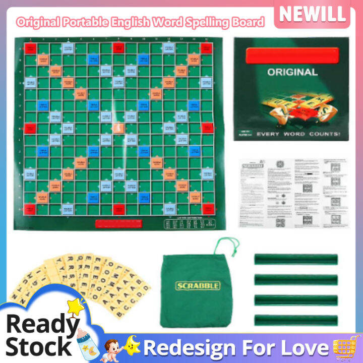 Original Portable English Word Spelling Board Game Educational Toys ...