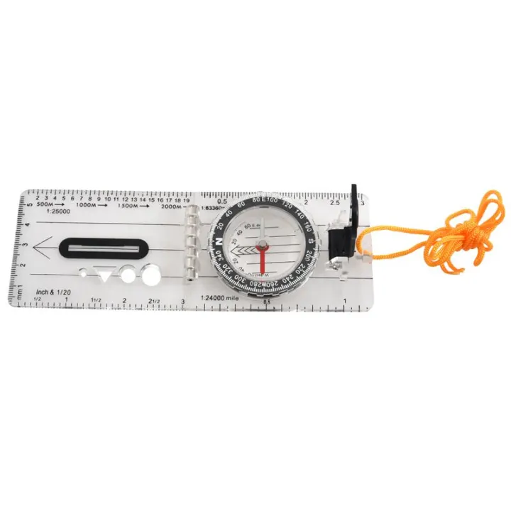 Baseplate Pocket Compass Orienteering Hiking Camping Maps Lensatic ...