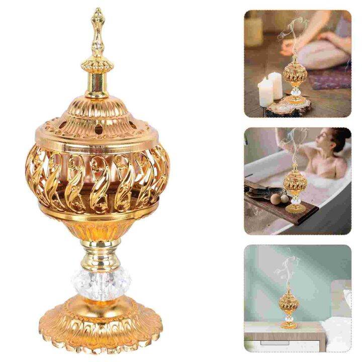 Incense Burner Holder Metal Censer Cone Arabian Stick Frankincense ...