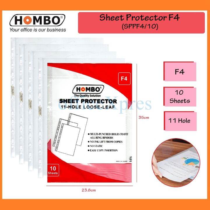 Sheet Protector A4 10 Lembar / Document Protector / Plastik Sleeves ...