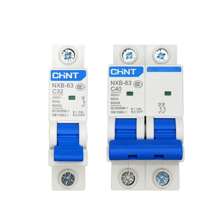 Chint Miniature Circuit Breaker NXB-63 Home Main Switch 2P3P4P32AC40 ...