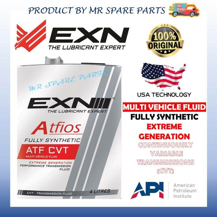 EXN ATFIOS FULLY SYNTHETIC CVT 4L | Lazada