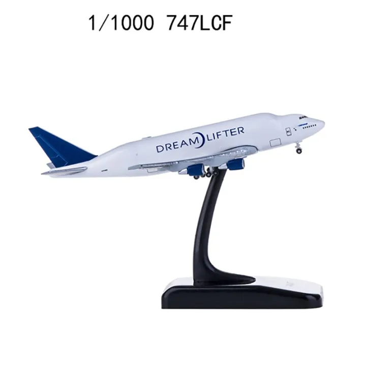 Mini 1:1000 B747 LCF Dreamlifter CARGO Airlines With Base Metal Alloy ...