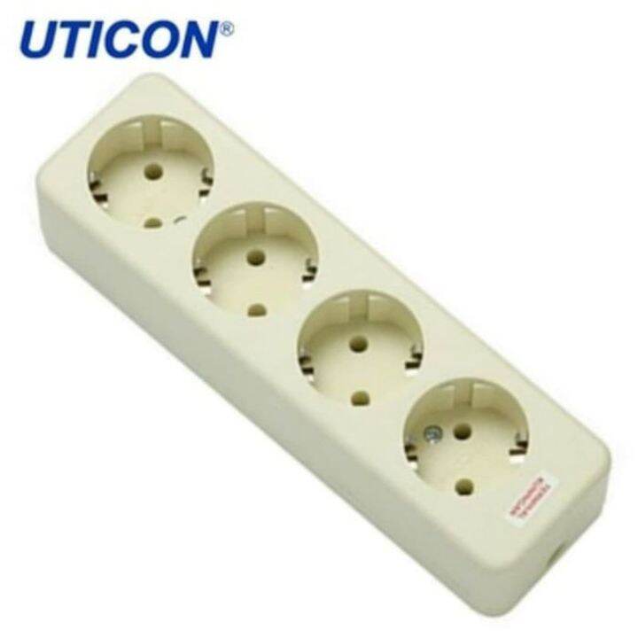 Stop kontak Arde Uticon OB ST148 - 4L ST-148 4lubang 4lubang | Lazada ...