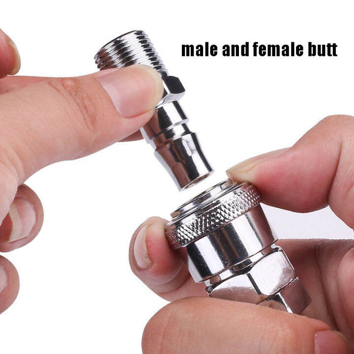 Quick Release Coupler Pneumatic Fitting Compressor Hose Coupling 1/4 ...