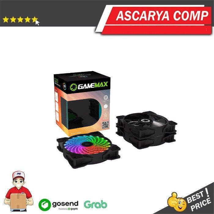 GameMax CL300 I CL 300 3in1 - RGB CPU Cooling Fan Kit with Controller ...