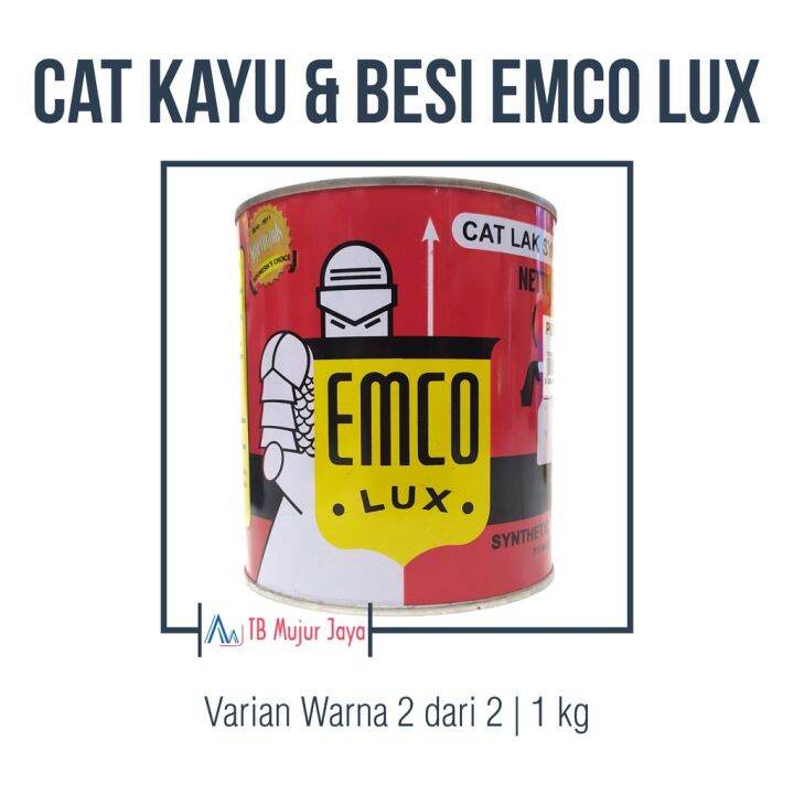 Emco Lux Cat Kayu dan Besi 1 Kg Varian Warna 2 dari 2 | Lazada Indonesia
