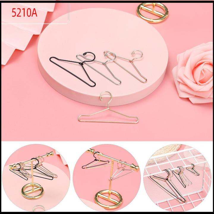 5210A 10pcs คุณภาพสูง หลายสี น่ารัก ตู้เสื้อผ้า ที่แขวนเสื้อผ้า ไม้แขวนเสื้อขนาดเล็ก อุปกรณ์ ...