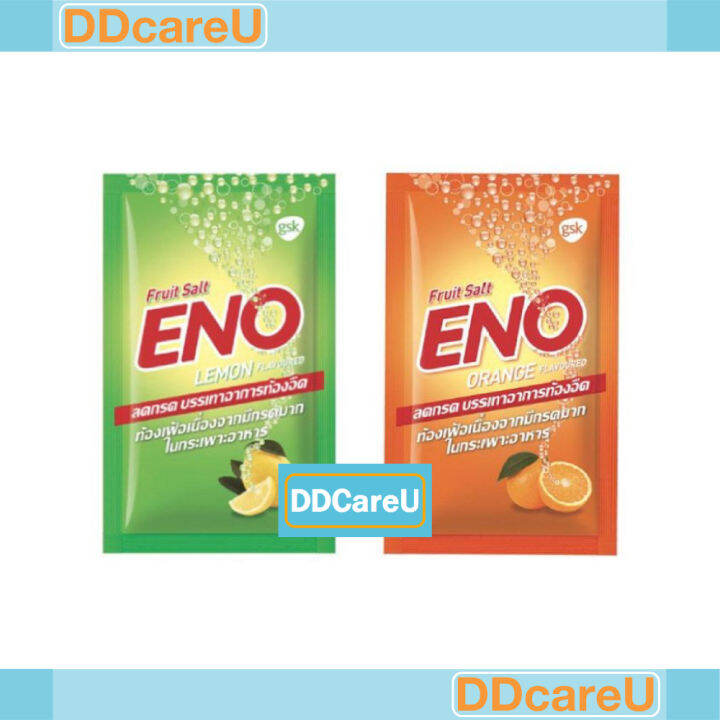 ENO อีโน รสส้ม/ รสมะนาว บรรเทาอาการท้องอืด ท้องเฟ้อ ลดกรด | Lazada.co.th