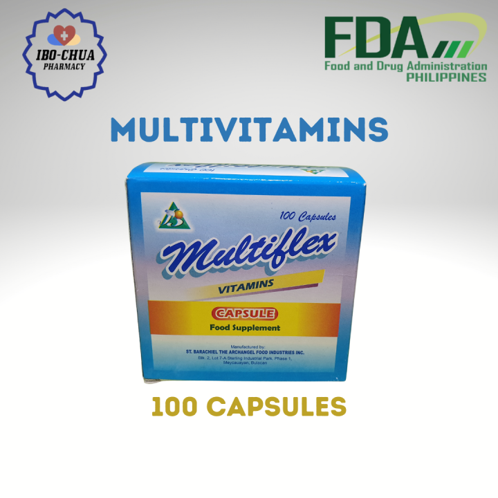 Multivitamins (MULTIFLEX)- 100 capsules | Lazada PH