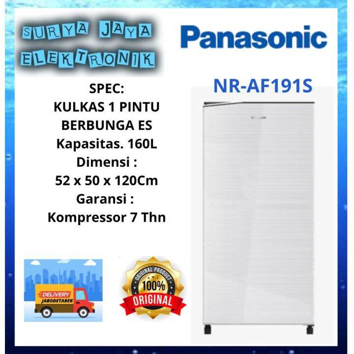 KULKAS 1 PINTU PANASONIC NR-AF171S - JABODETABEK | Lazada Indonesia