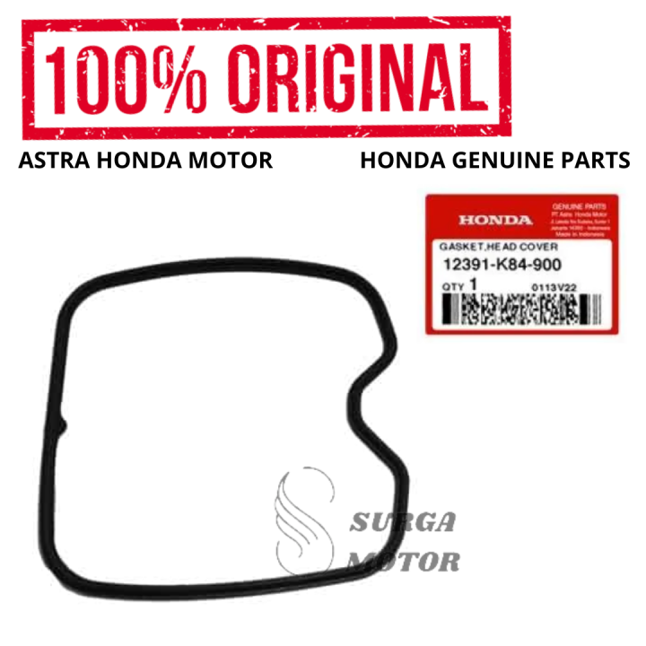 Karet Gasket Cylinder Head Cover CRF 150L K84 Original Honda AHM 12391 ...