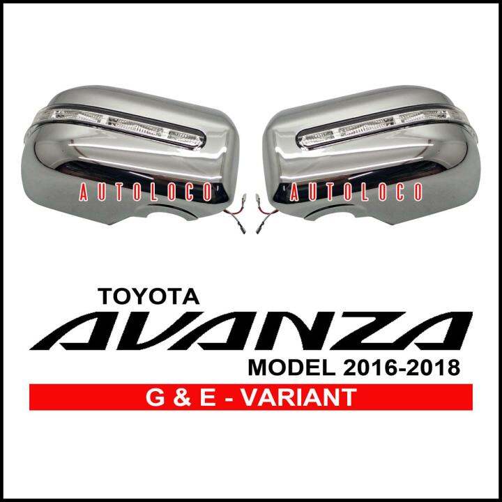 Chrome Side Mirror Cover (With Signal Light) for Toyota Avanza 2016 ...