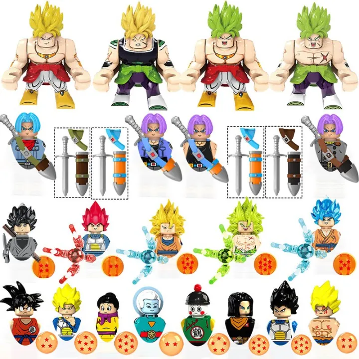 Dragon Ball Z Mini Doll Action Figure Son Goku Vegeta Tien Shinhan ...