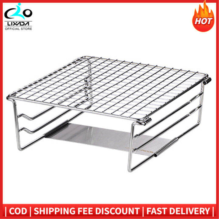 Mini Grill Rack Folding Stove Grill Support Holder Heating Bracket with ...