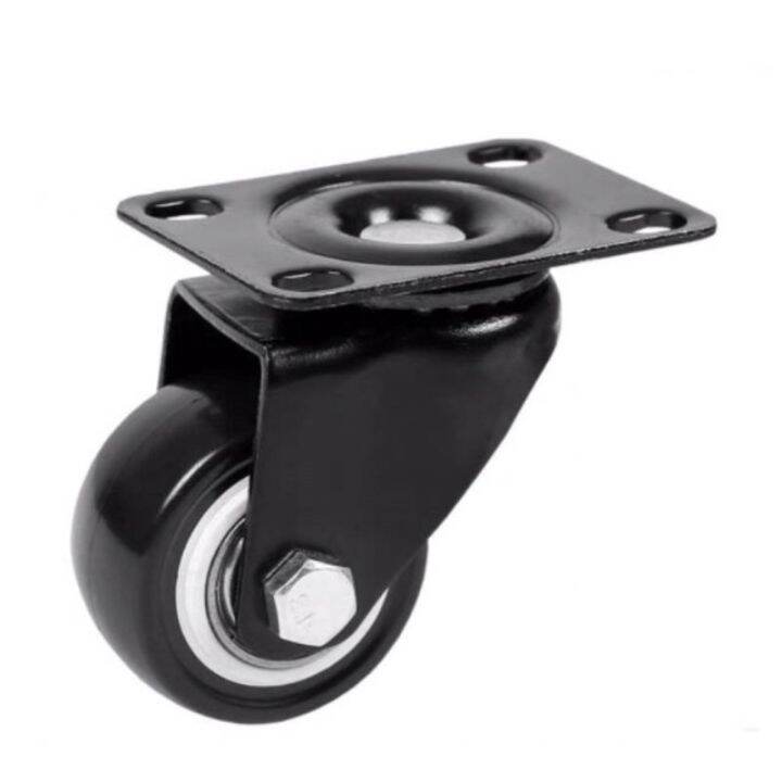 40mm(1 1/2”) PU Caster Castor Swivel & Fix & Brake Caster Wheel Roller ...