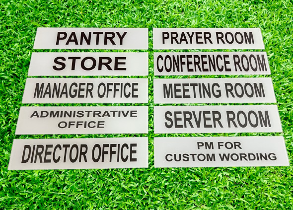 Acrylic Office Signage Director Manager Office Name Plate,Custom ...