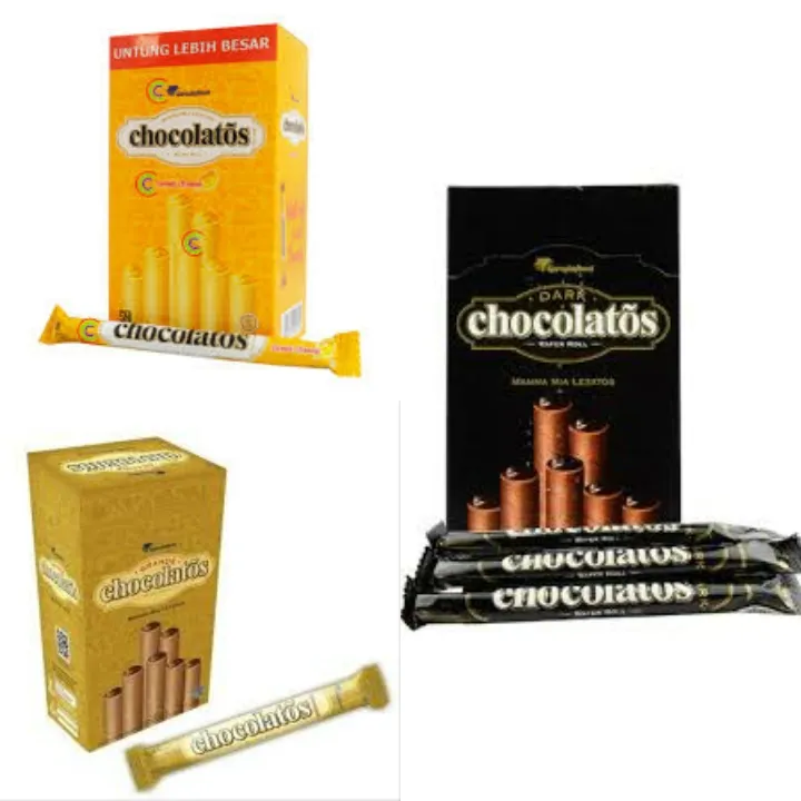 Gery Chocolatos Wafer Stick Coklat (1 Pack isi 20 Pcs) snack wafer ...